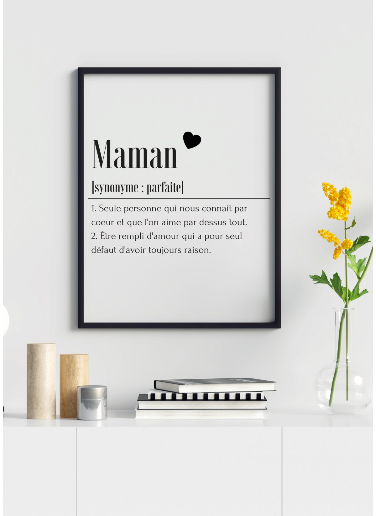 Affiche Définition Maman, un cadeau original | L’Afficherie