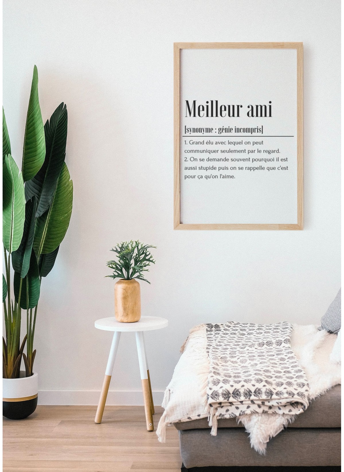 Meilleur Ami, Affiche Définition à offrir à un ami | L’Afficherie