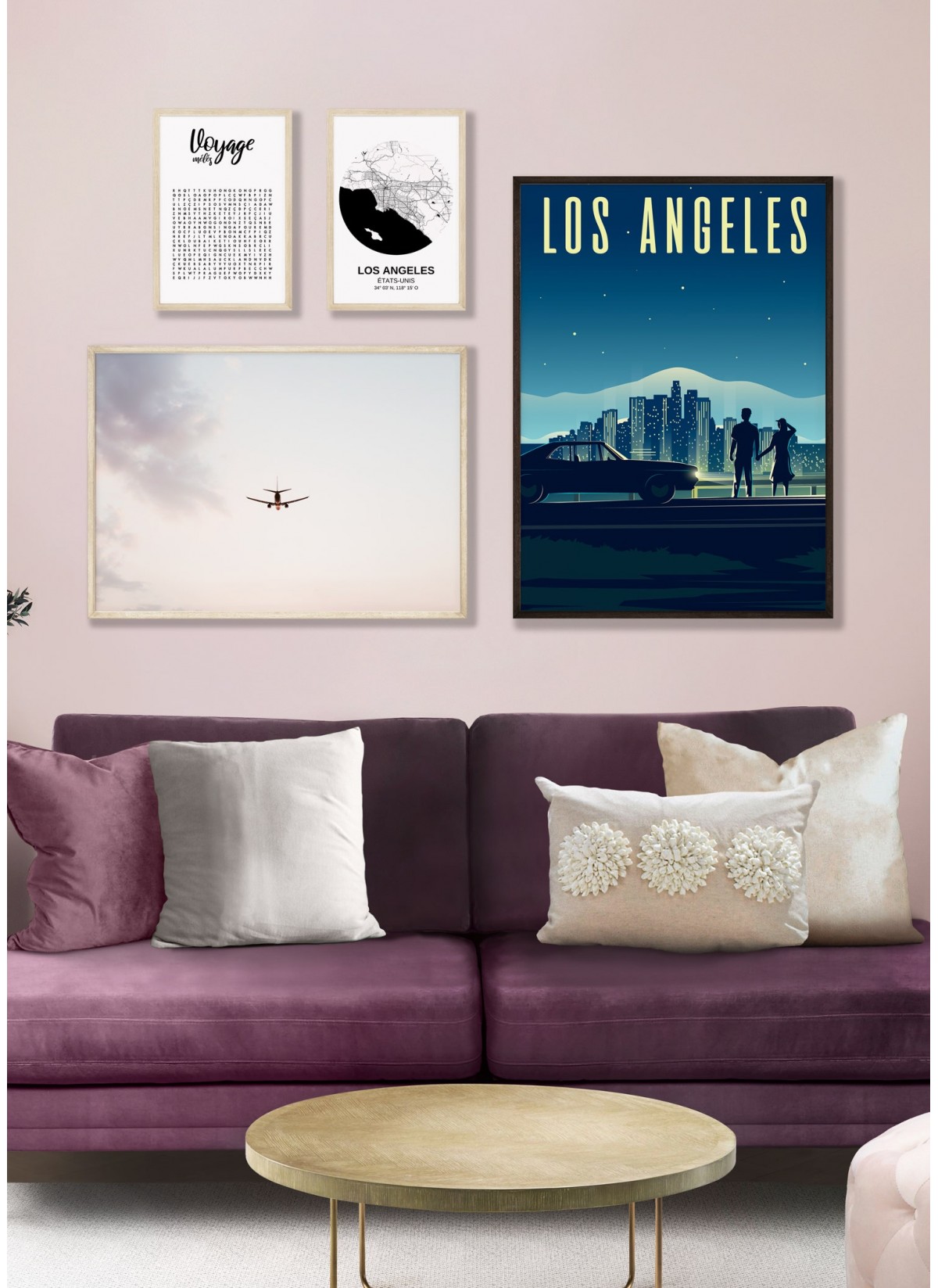 Poster illustration États-Unis, Los Angeles | L’Afficherie