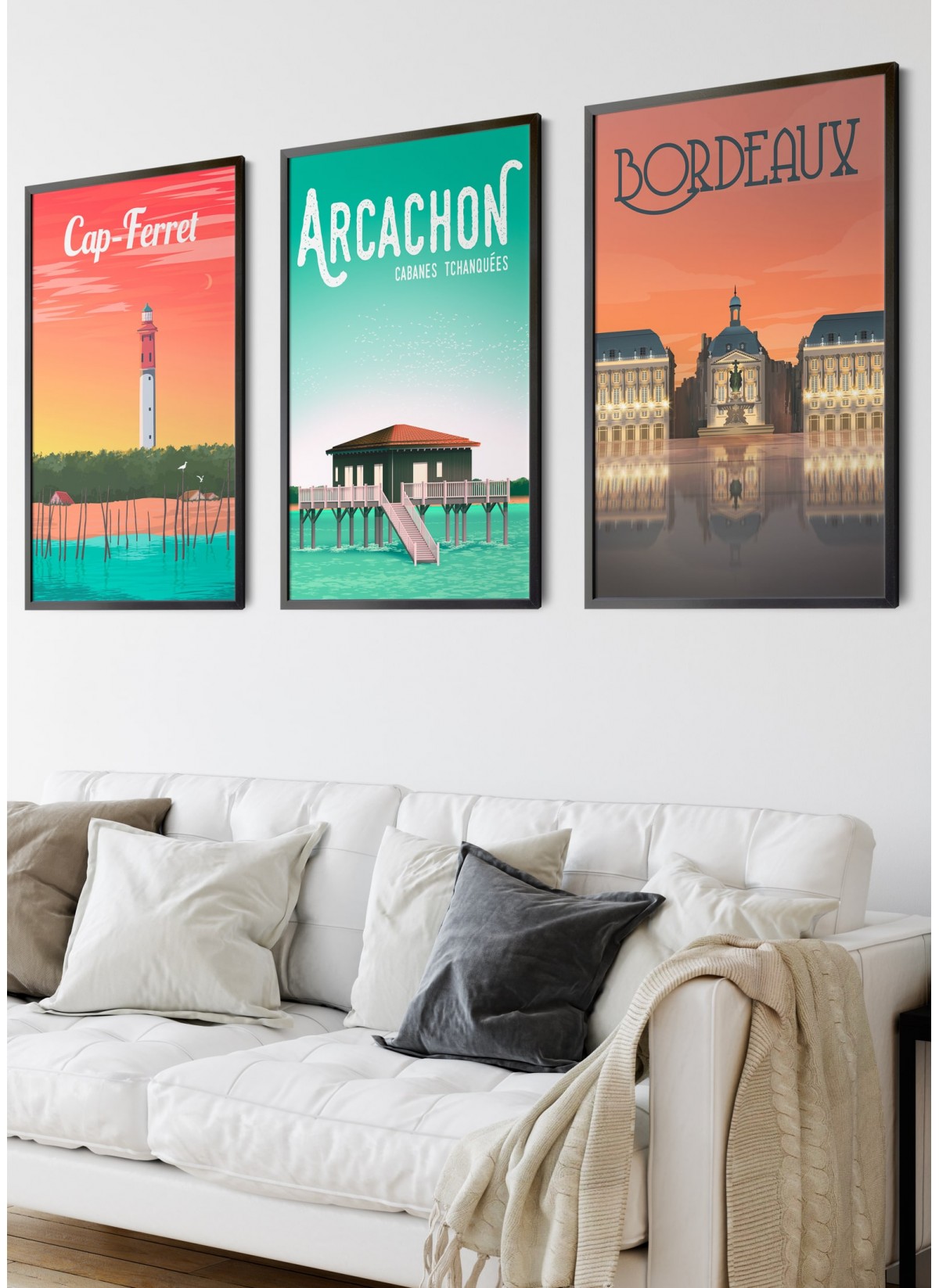 Affiches cartes de France | L’Afficherie