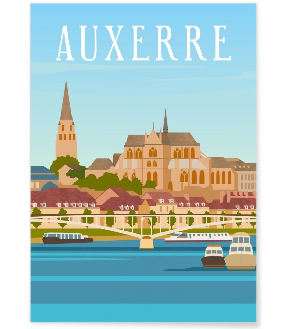 Posters de villes Bourgogne-Franche-Comté