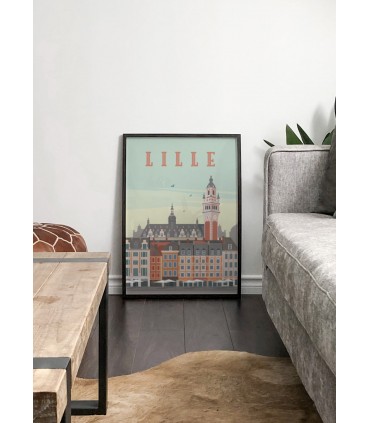 Affiches illustrations villes de France | L’Afficherie