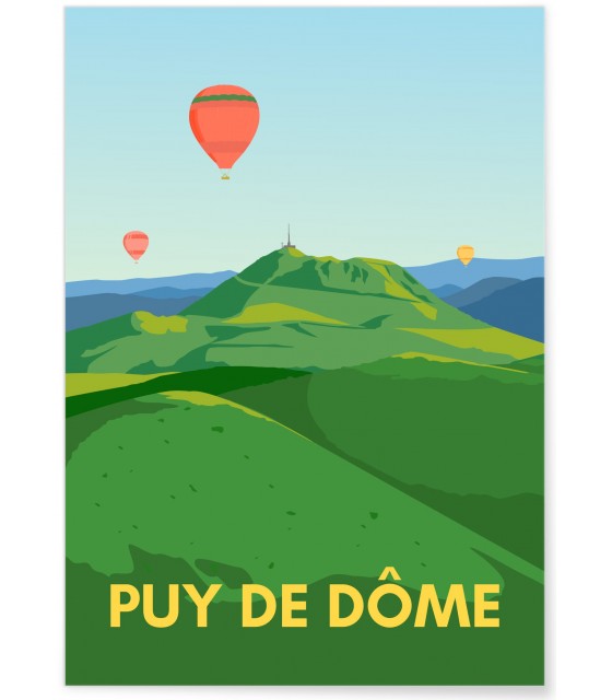 Affiche ville Le Puy-en-Velay, poster mural| L’Afficherie