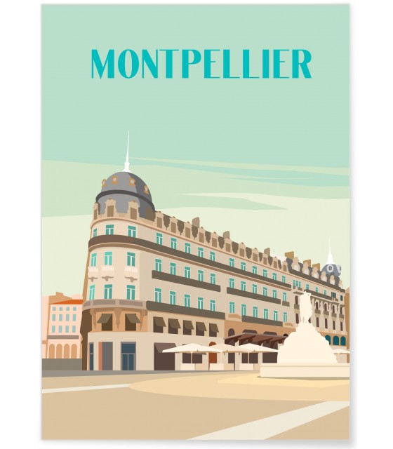 Affiches illustrations villes de France | L’Afficherie