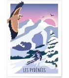 Affiche Les Pyrénées, poster encadré| L’Afficherie