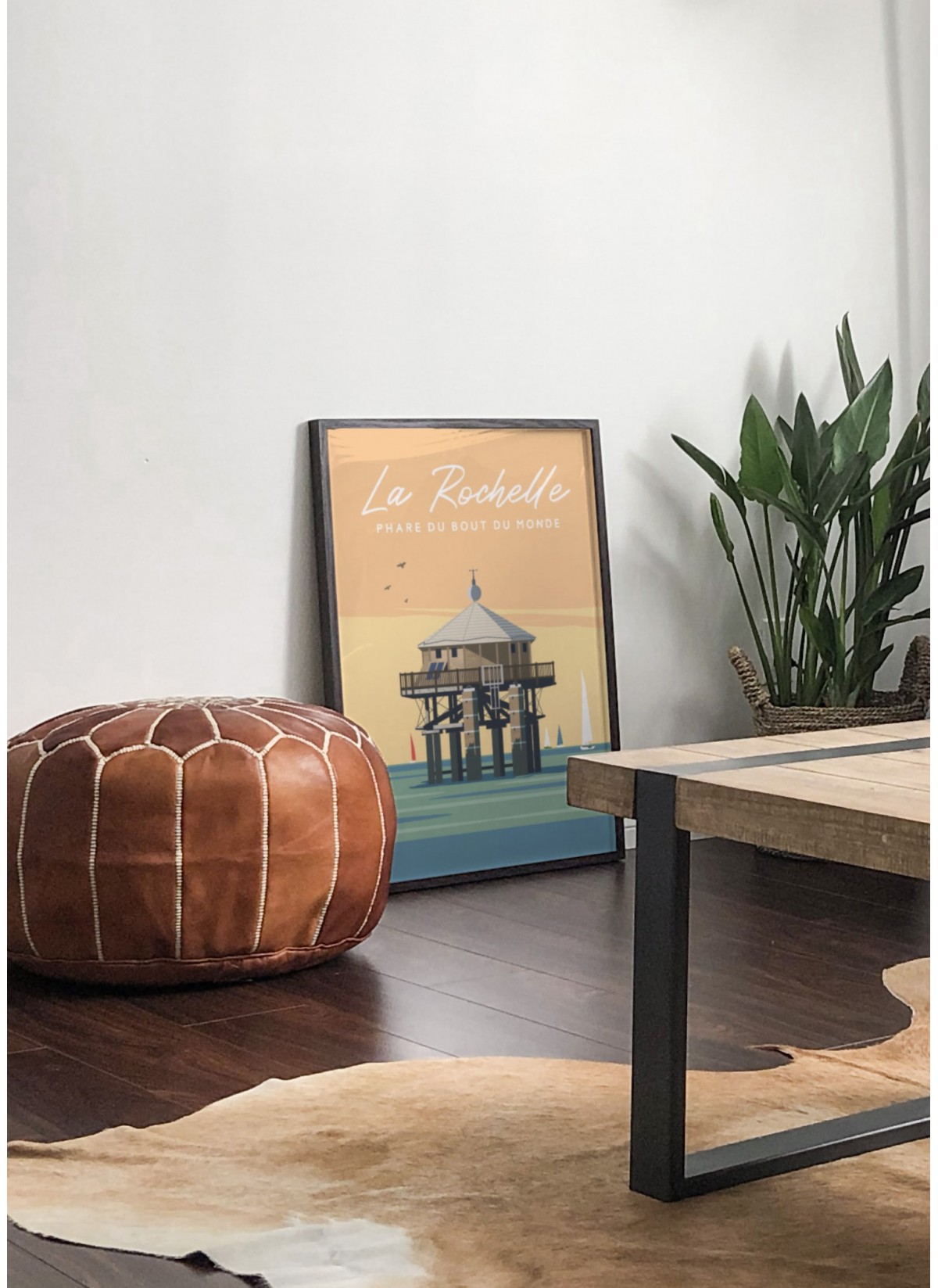 Affiche ville La Rochelle 3, déco murale, illustration | L’Afficherie