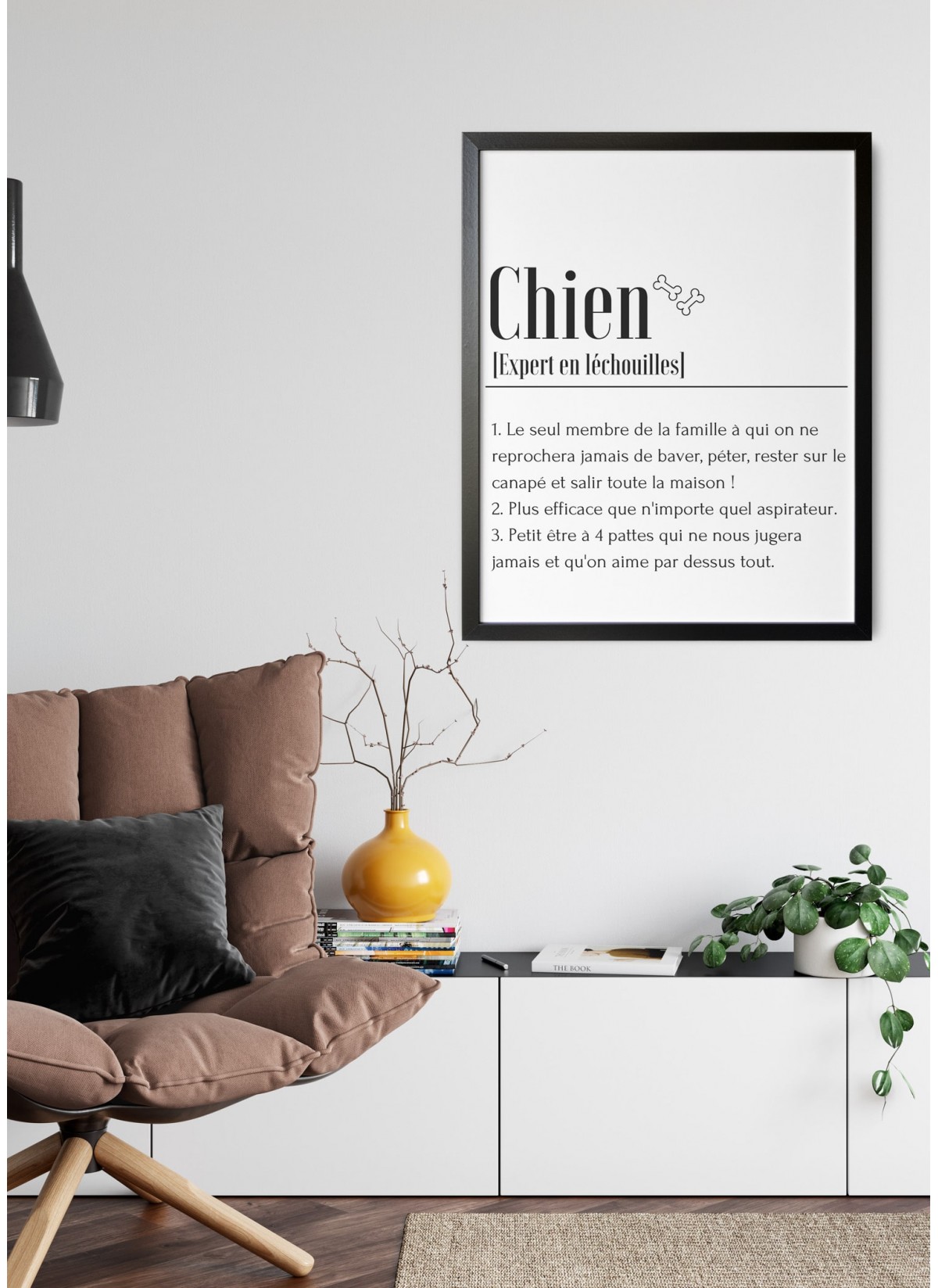 Définition Chien 2, Affiche Animaux pour salon | L’Afficherie