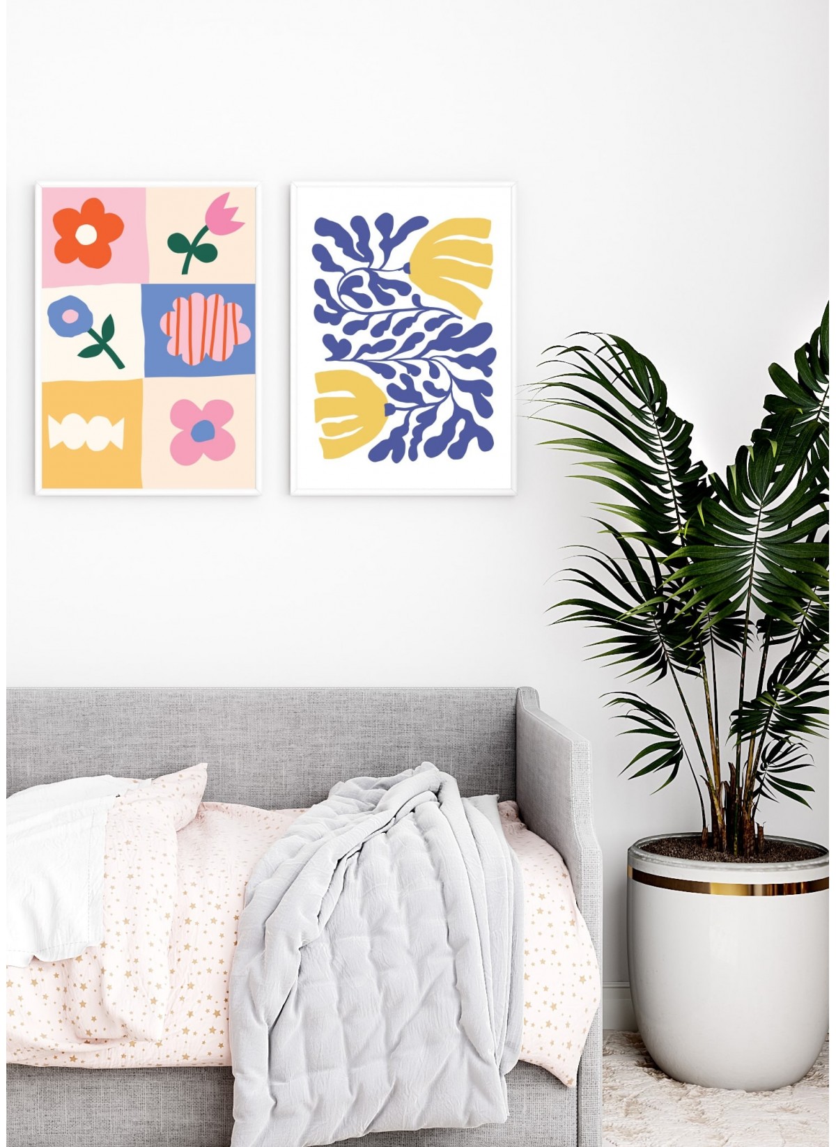 Affiche Abstract flowers 2, idée déco originale | L’Afficherie