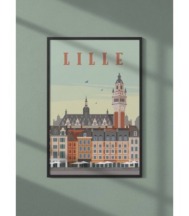 Affiches illustrations villes de France | L’Afficherie