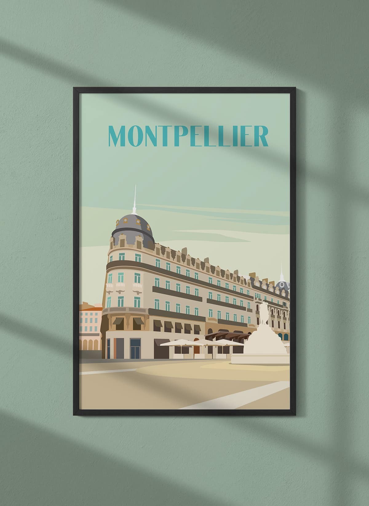 Poster ville Montpellier 2, site poster| L’Afficherie