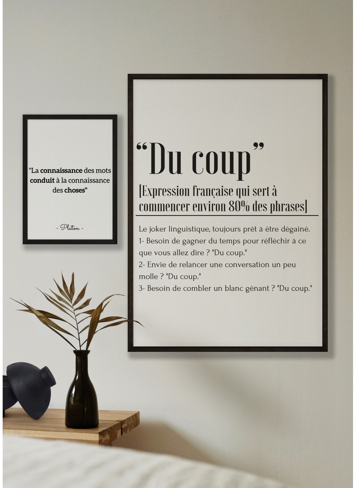 Affiche Définition "Du coup" | L’Afficherie