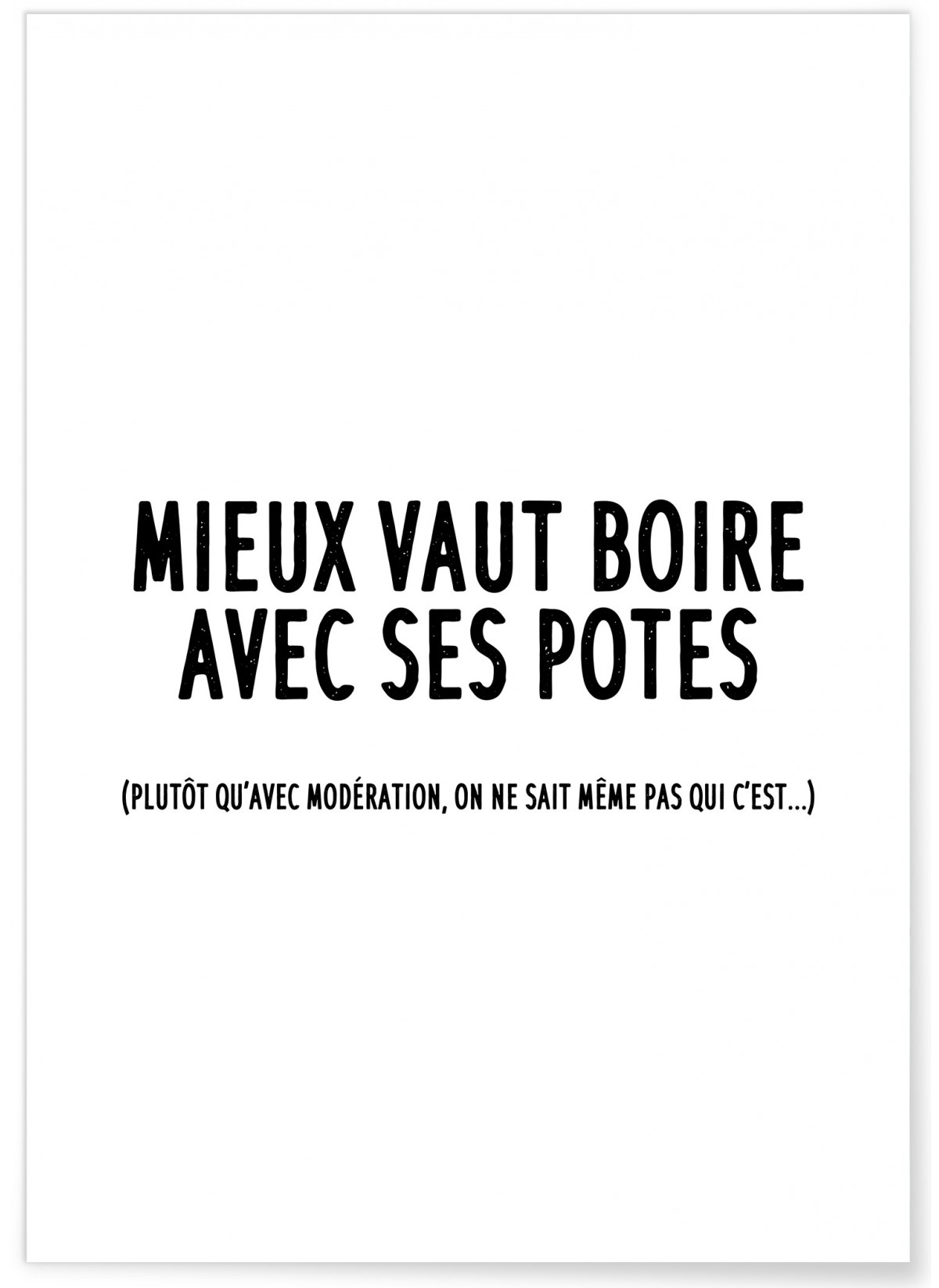 Découvrez nos affiches Phrases drôles | L’Afficherie