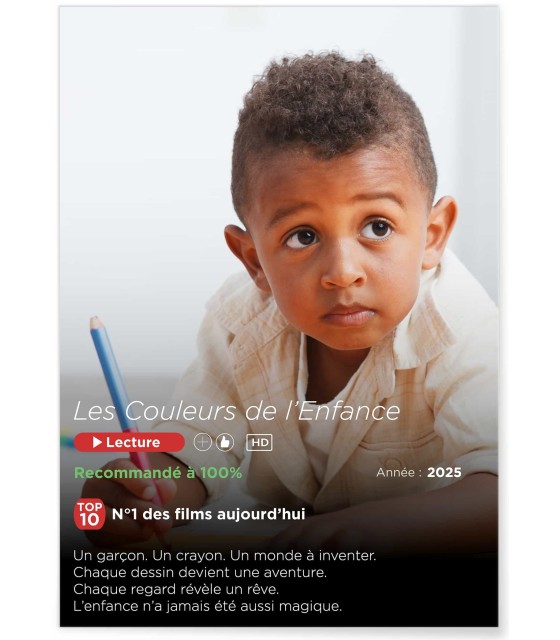 Affiche Netflix personnalisable | L’AFFICHERIE