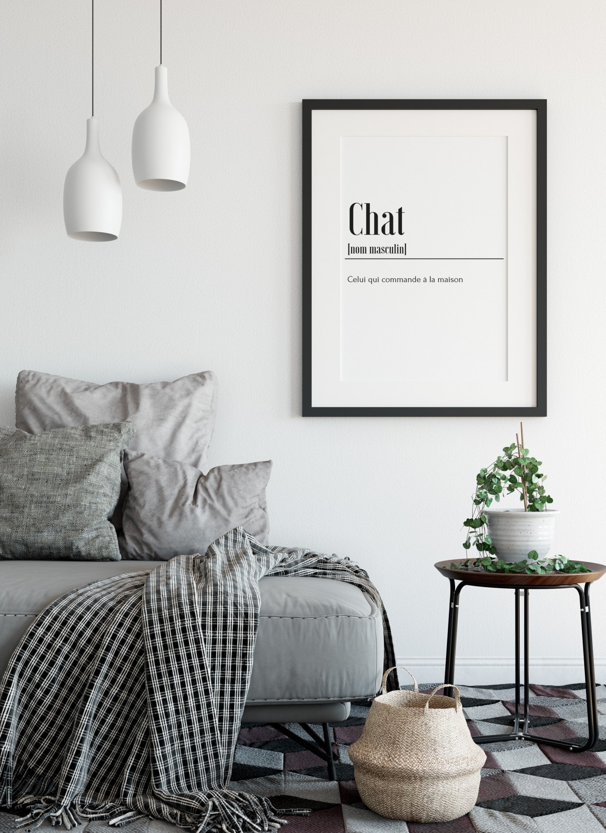Poster de Chat, définition originale à afficher | L’Afficherie