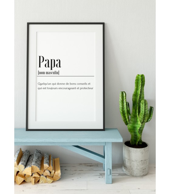 Affiche Définition Papa, idéal pour offrir | L’Afficherie Affiche Définition Papa, idéal pour offrir | L’Afficherie