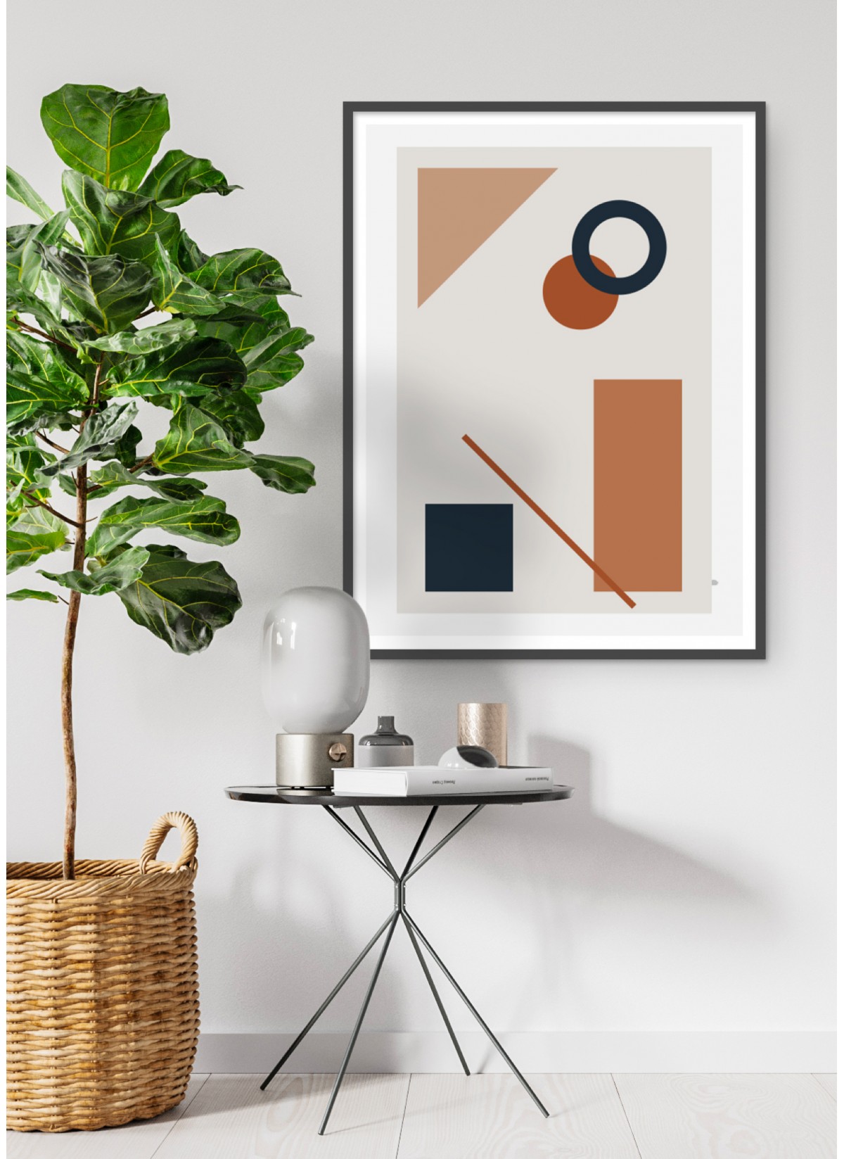 Affiche abstraite pour décorer un salon | L'Afficherie