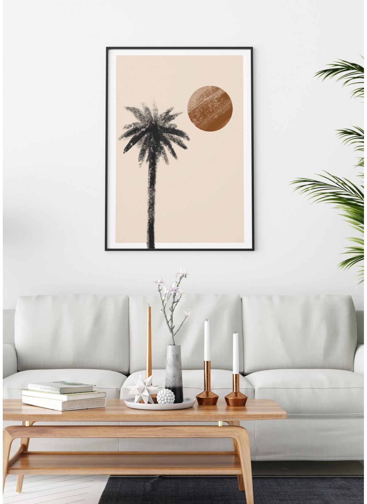 Affiche abstraite pour décorer un salon | L'Afficherie