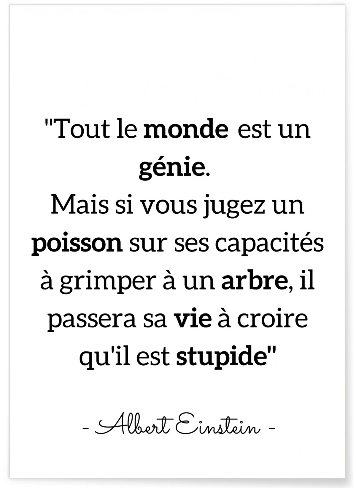 Affiches et posters citation, afficher un message comme décoration | L ...