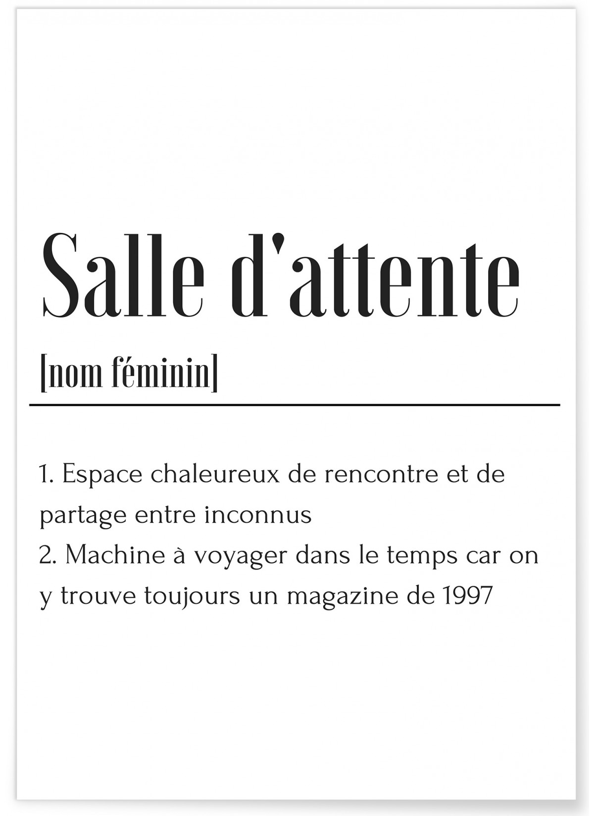 Trouvez des Affiches Définitions Métiers | L’Afficherie