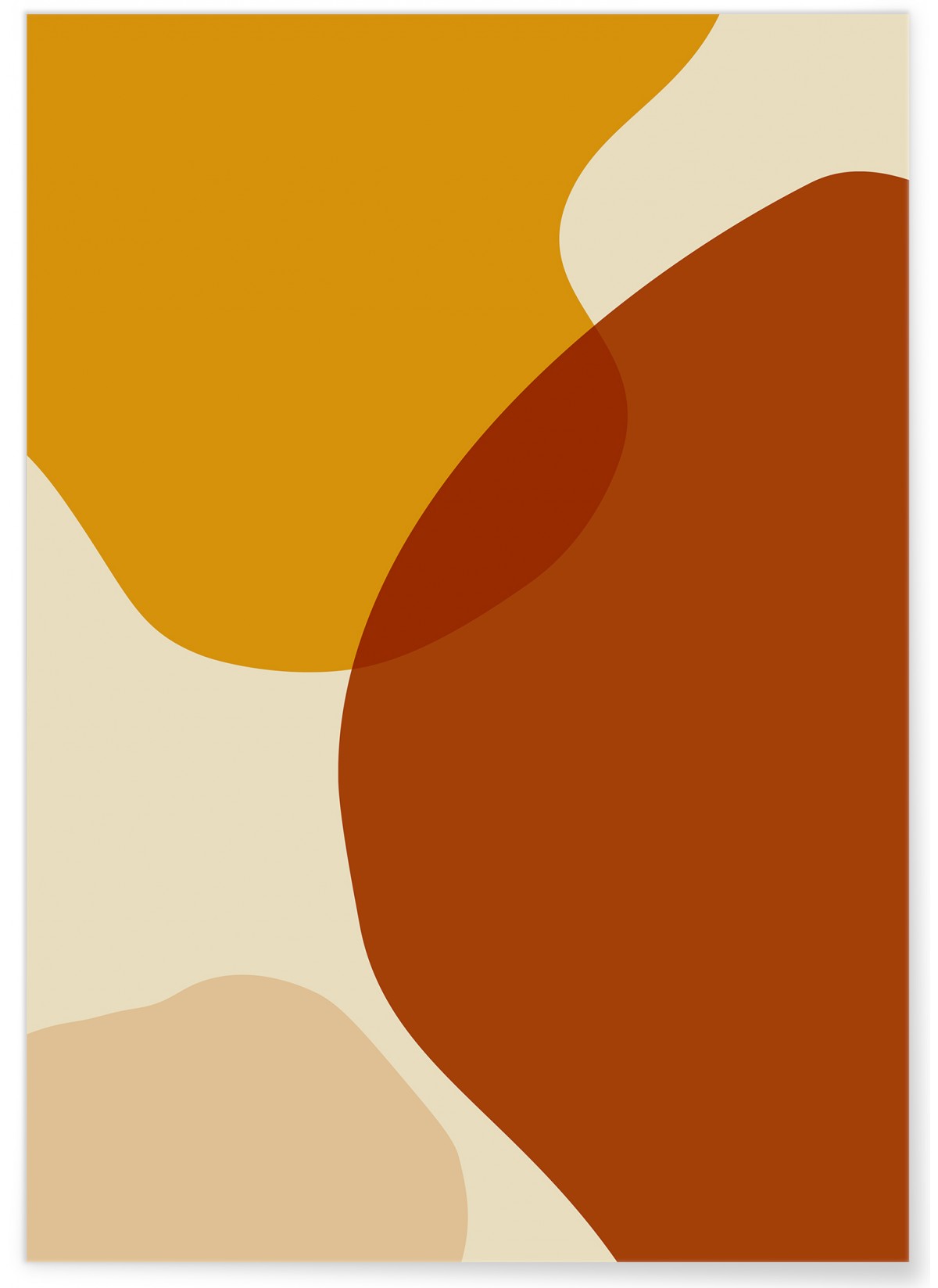 Affiche abstraite pour décorer un salon | L'Afficherie